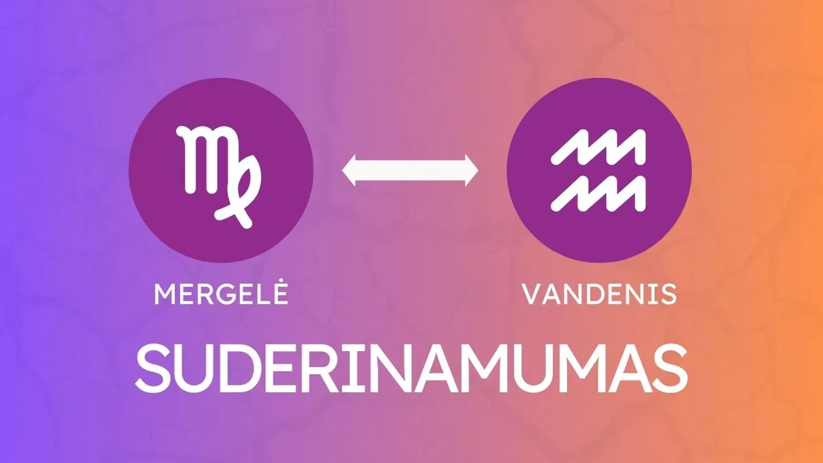Mergelė ♍️ ir Vandenis ♒️: Zodiakų Suderinamumas - bling.lt